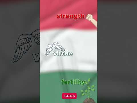 Why is the Hungarian flag red-white-green? 🇭🇺
