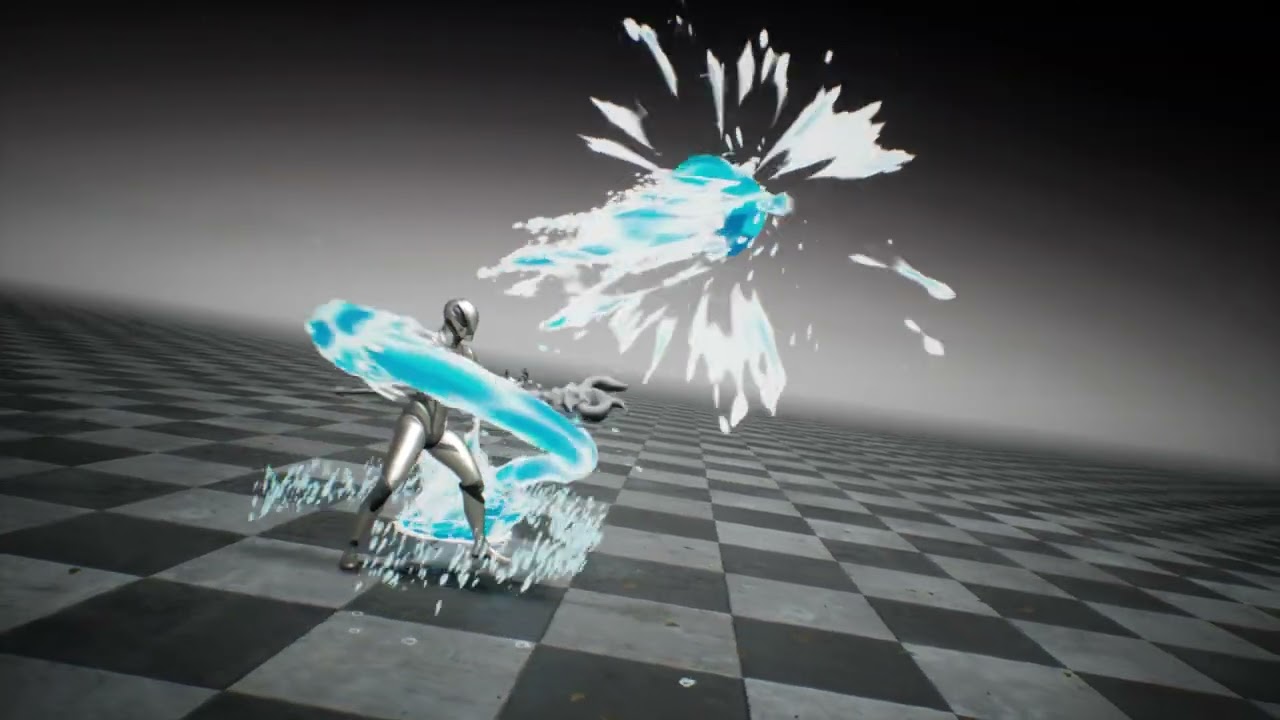 Stylized Water Projectile VFX