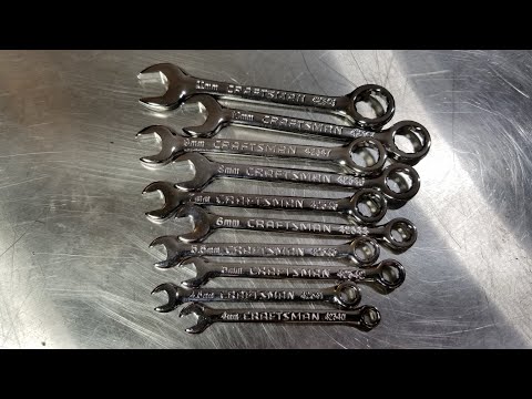 Craftsman Midget Combination Box Wrench Set Review