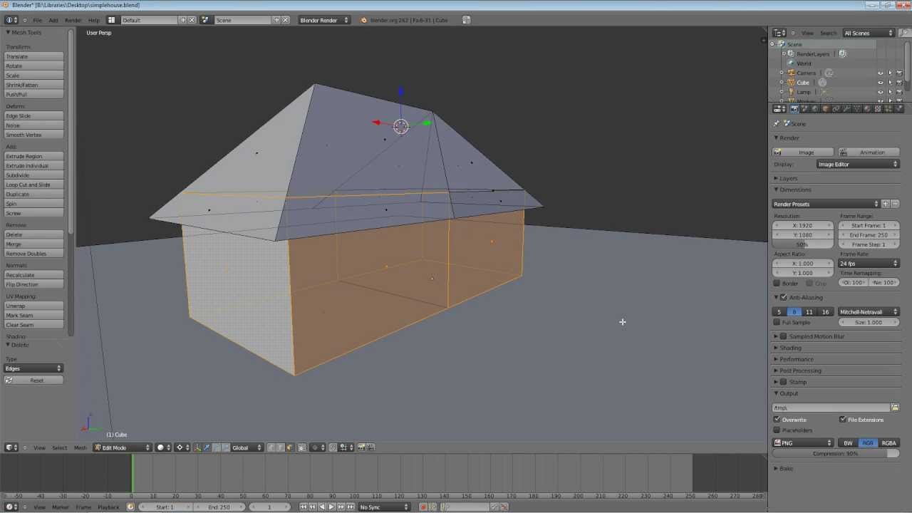 (2012) Blender Absolute Beginner Tutorial: Ep. 6