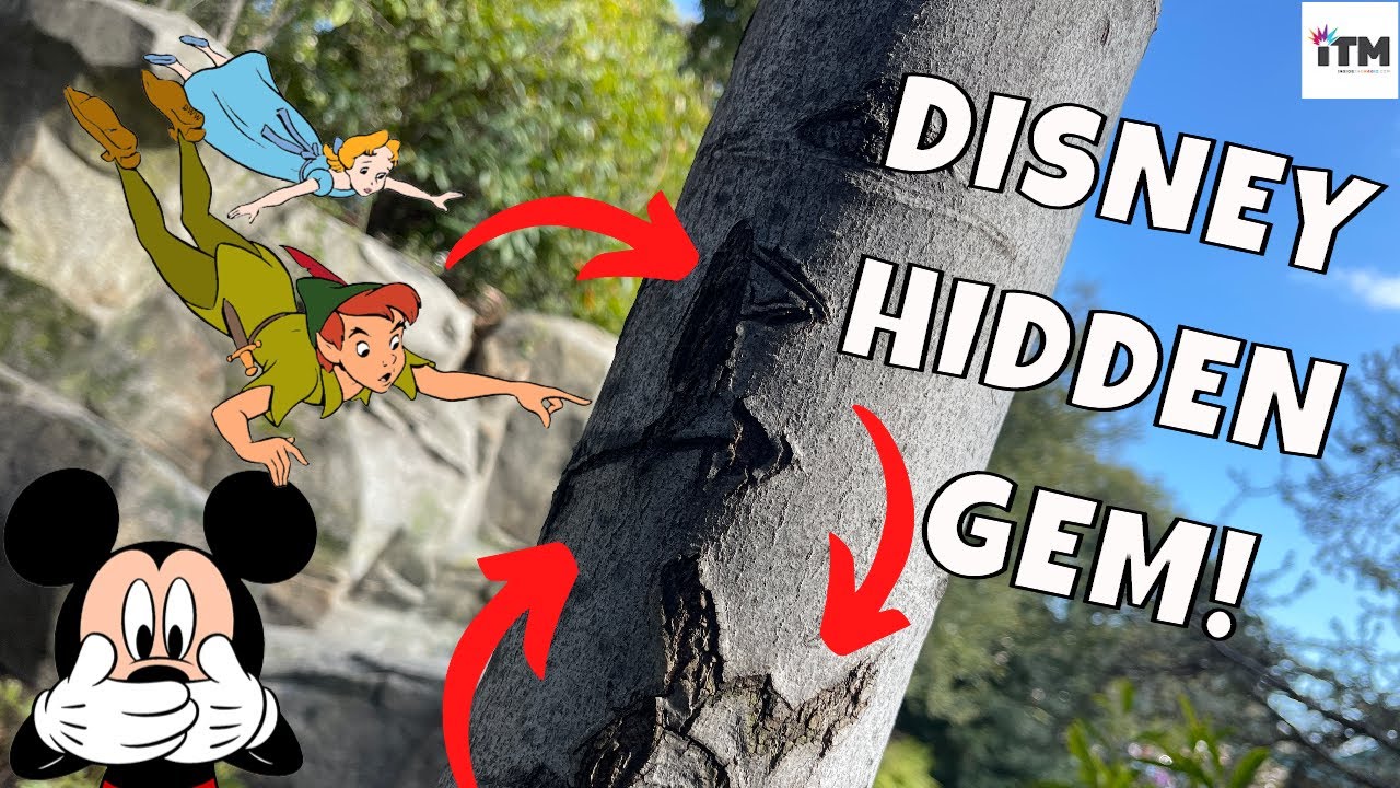 MyDisneyFix | Disney Hidden Gem! • Peter Pan & Wendy Secretly Carve ...