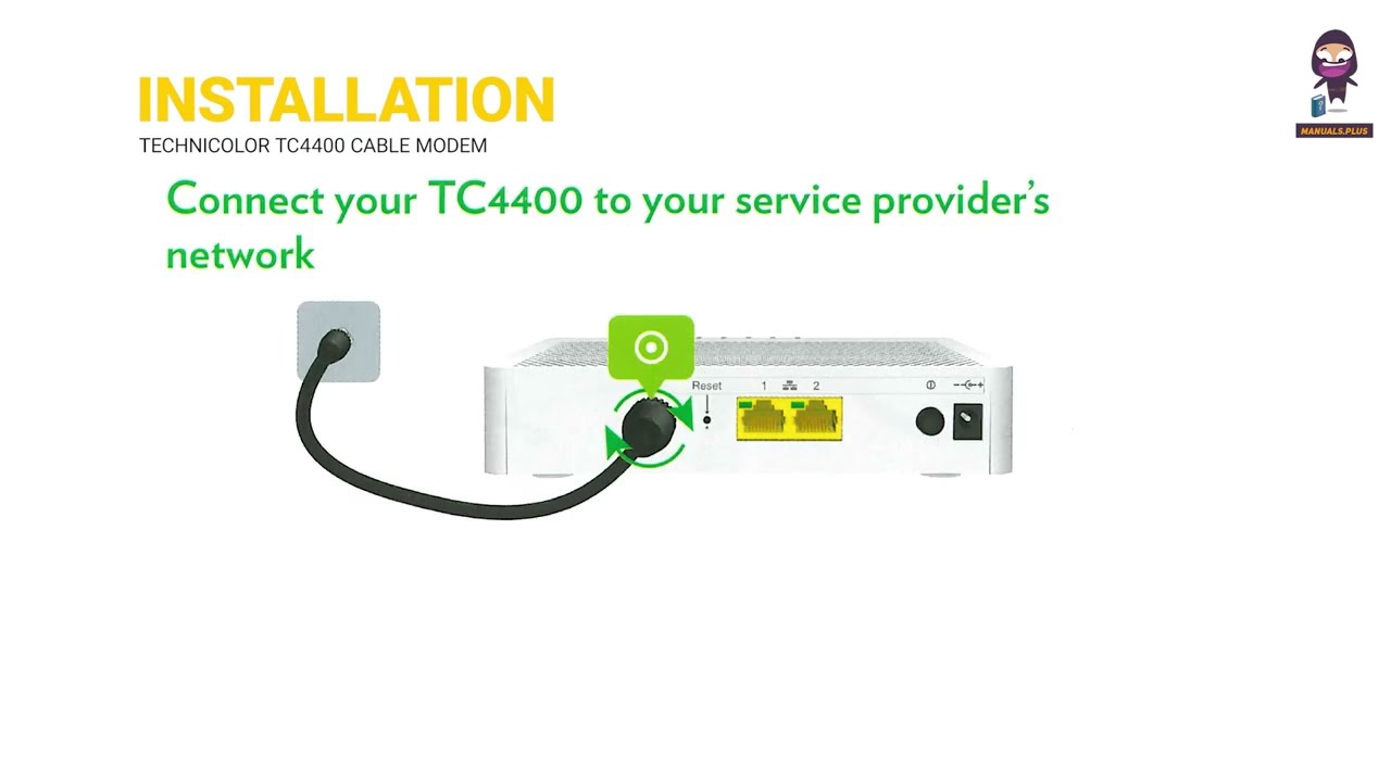 Technicolor TC4400 Cable Modem Setup and Installation Guide