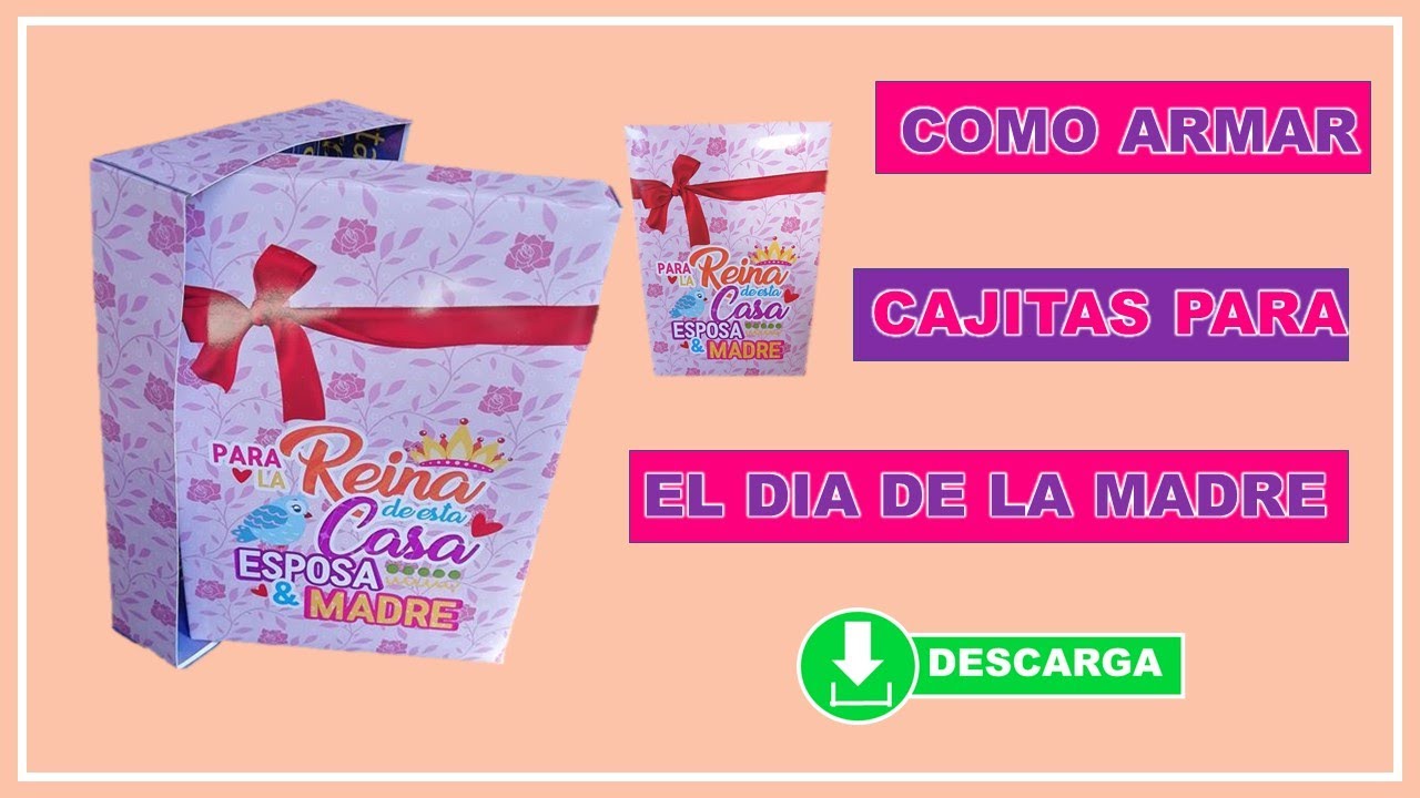 COMO ARMAR CAJITAS DIA DE LA MADRE - CREACIONES KIBY