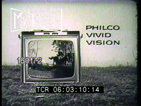 1960s Philco Town and Country Television Set TV Commercial