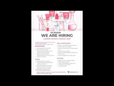 Lowongan Kerja PT Paragon Corp - Bogor #lowongan #lowongankerja #loker