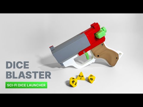 🎲 Dice Blaster [PHSR-01] - Sci-fi DIce Launcher・ 3D File for 3D ...