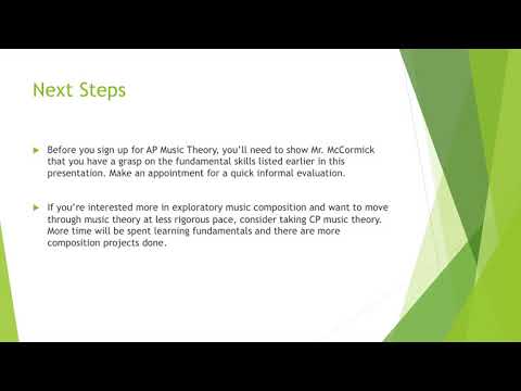 AP Music Theory Screencast