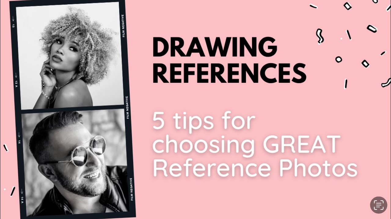 Portrait Drawing References: 5 Tips for choosing GREAT Reference Photos