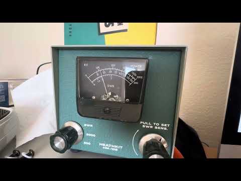 Harvey Wells TBS-50D transmitter 807 to 6146B adapter working 20 watts AM on 7293 KHz