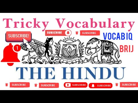 The Hindu Tricky Vocabulary💐1.Debauch 2. Arcane 3.Sketchy 4.Veracity 5. Percolate