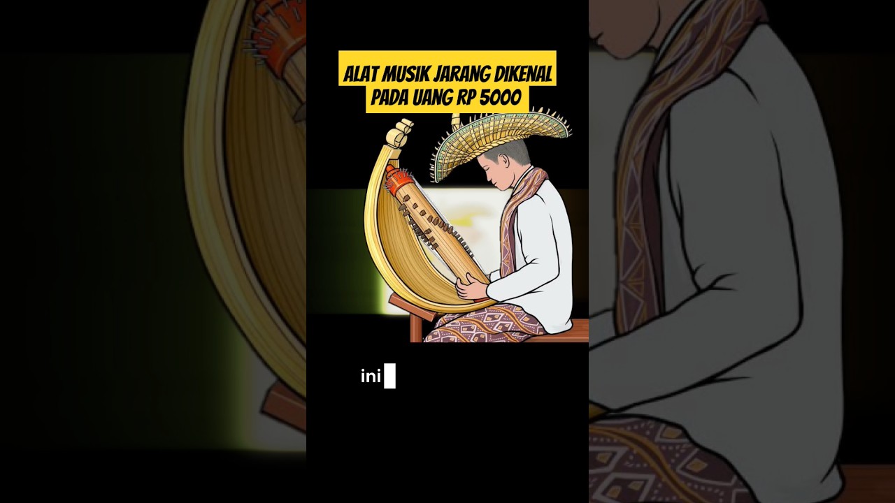 Alat musik tradisional #sasando #uangkertas