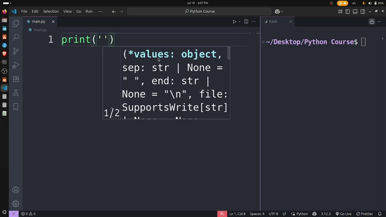 Write Your First Python Code: Hello World! | Python Tutorial for Beginners