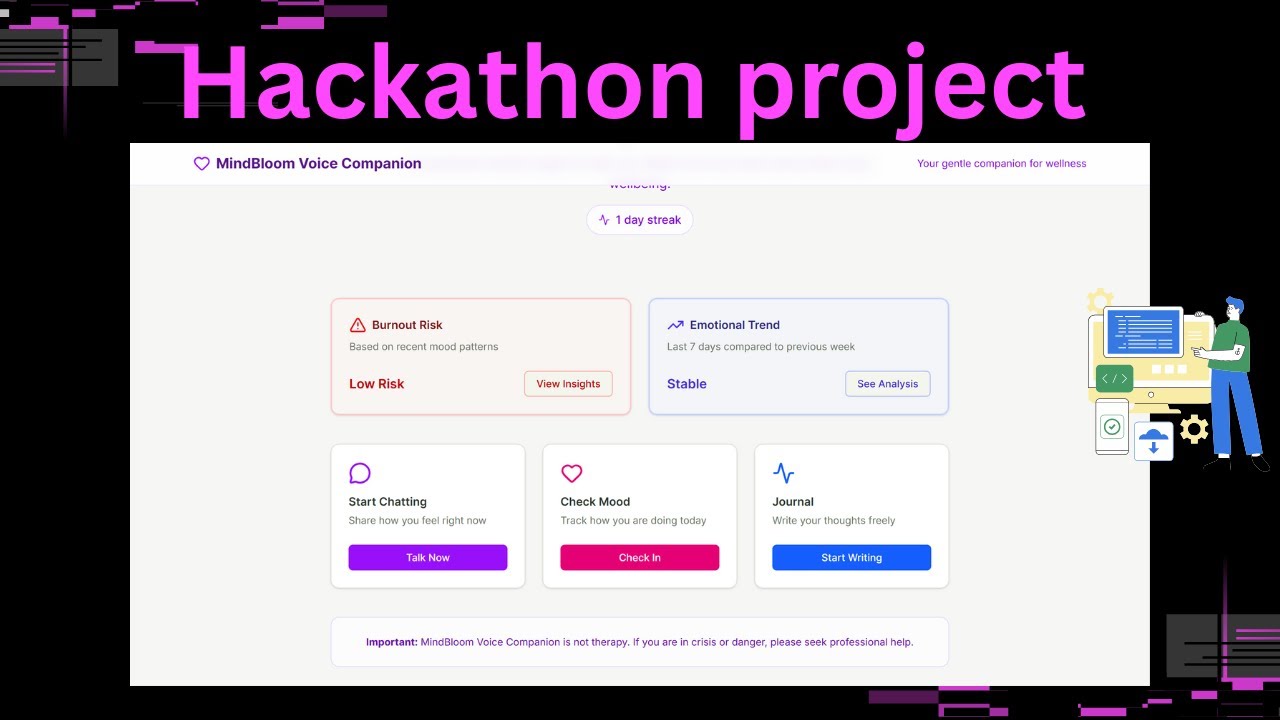 MindbloomVoice -- Hackathon Project