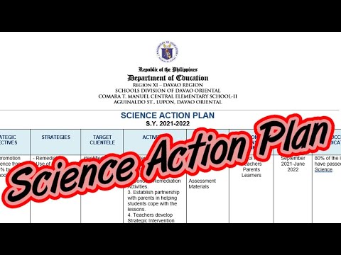 SCIENCE ACTION PLAN
