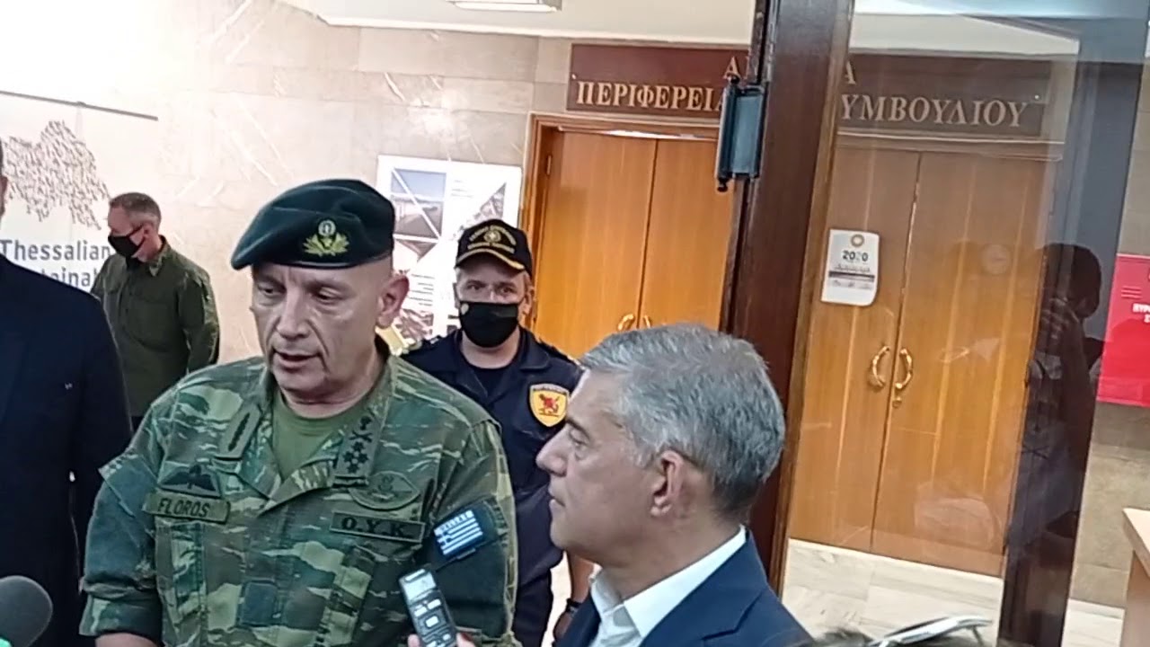 Αρχηγός ΓΕΕΘΑ Κωνσταντίνος Φλώρος από Λάρισα: Οι Έλληνες οφείλουν να ...