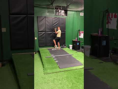 Bullpen work with Coach Anthony Telford at Florida Baseball Institute