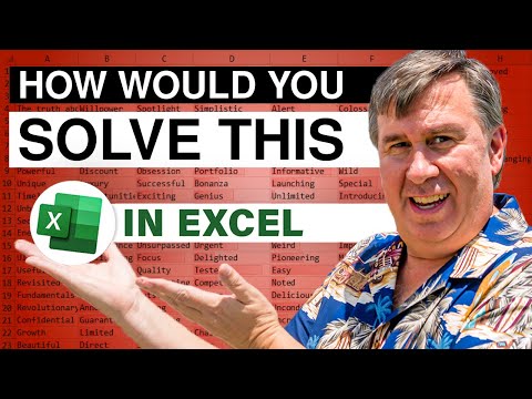 Excel - Challenge: Data Shaping - How Would You Do This - Episode 2316