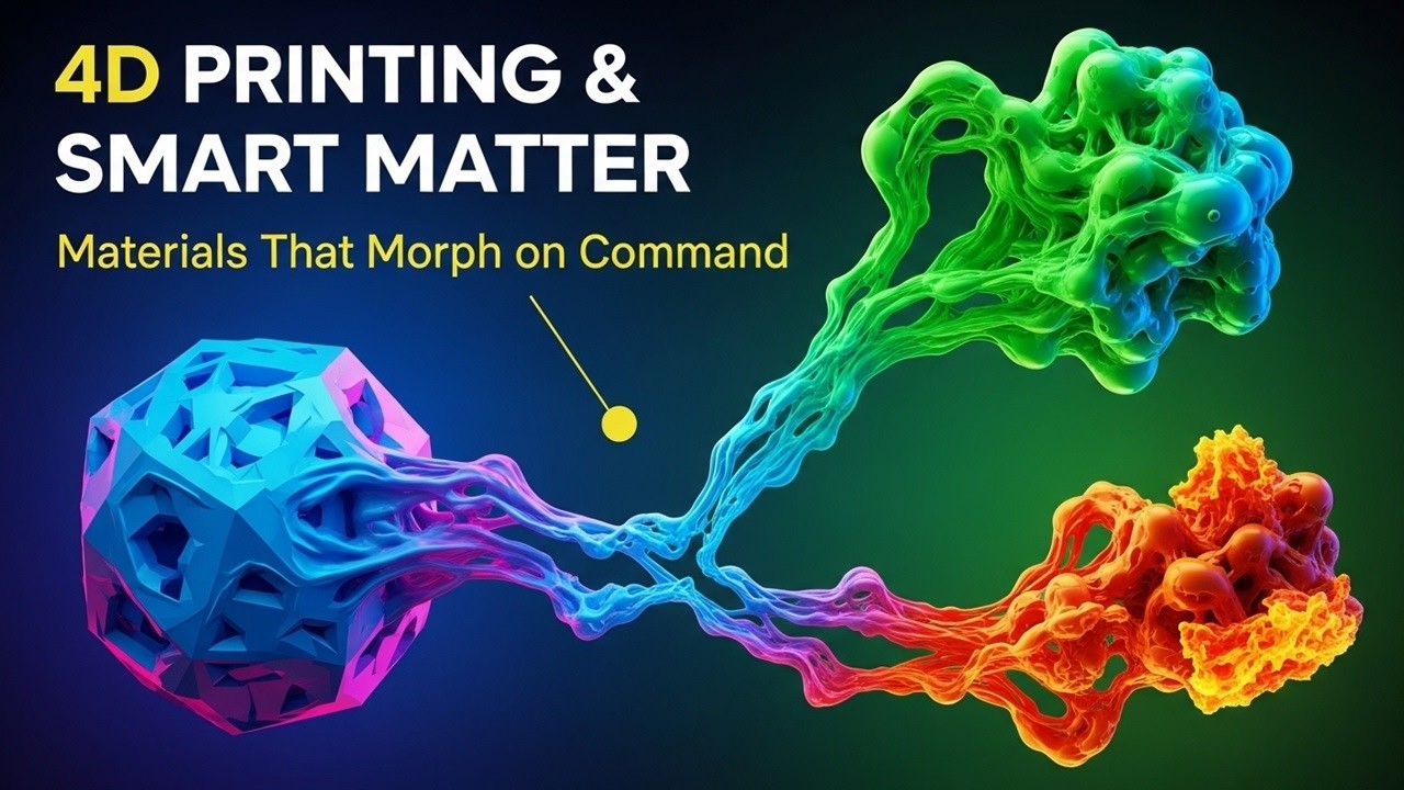 4D Printing & Smart Matter: Materials That Morph on Command