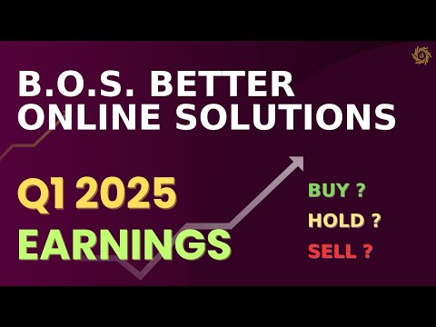 B.O.S. Better Online Solutions Ltd. (BOSC) Q1 2025 Earnings – Full Coverage
