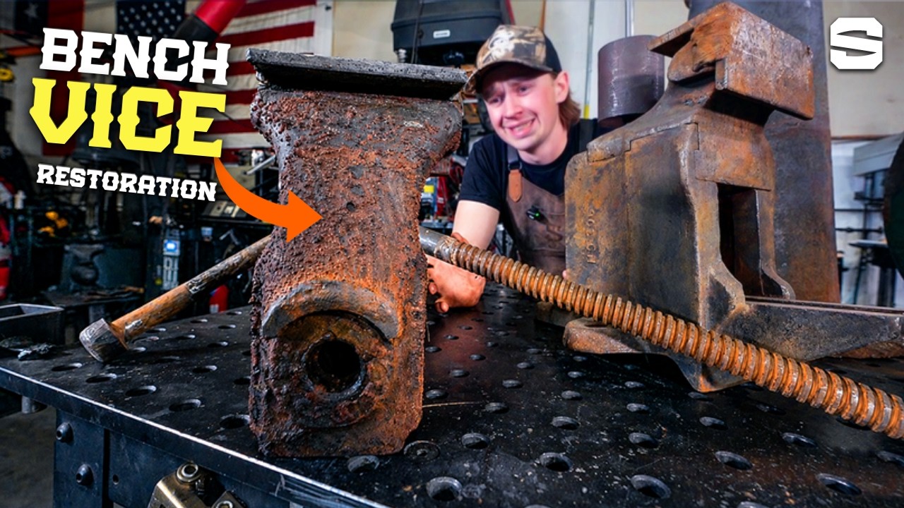 This is the Nastiest Bench Vise I’ve Ever Bought… Can It Be Saved?