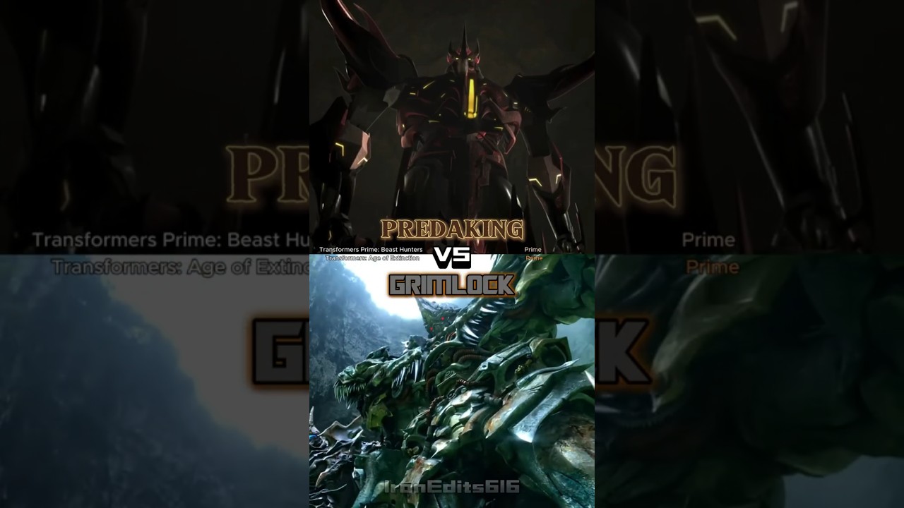 Predaking (TFP) vs Grimlock (AOE)