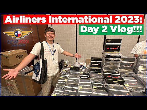 AIRLINERS INTERNATIONAL 2023: Day 2 Vlog! (GeminiJets, Avgeeks, & More!)