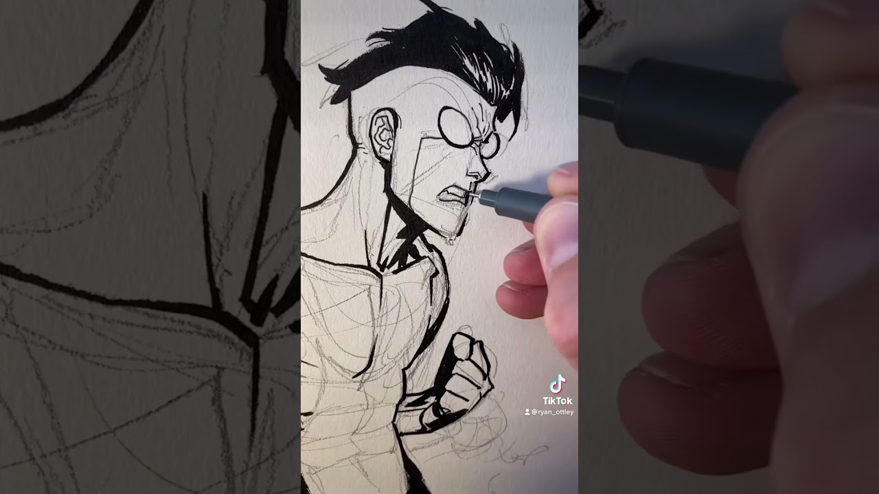 INVINCIBLE drawing process