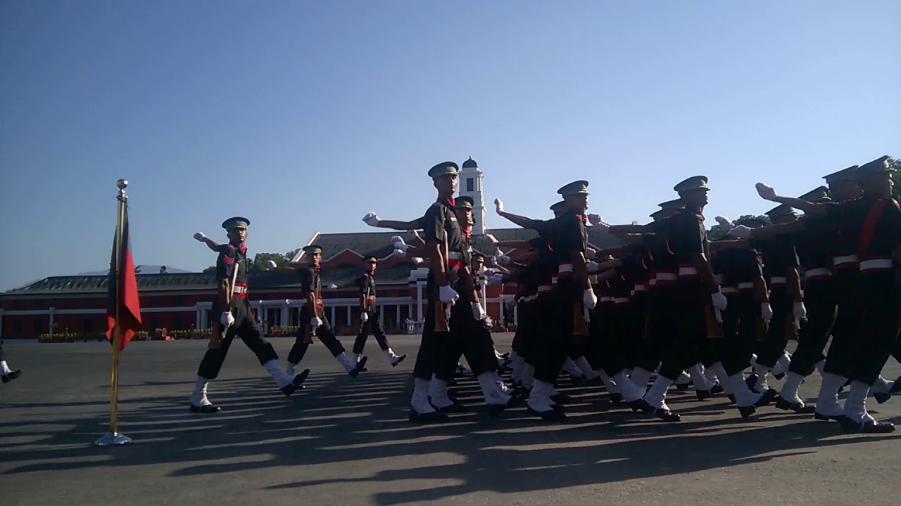 IMA POP June 2017 - Gentlemen Cadets Marching during POP.