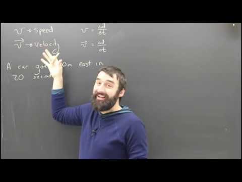 Constant Velocity Part 2 Speed vs Velocity