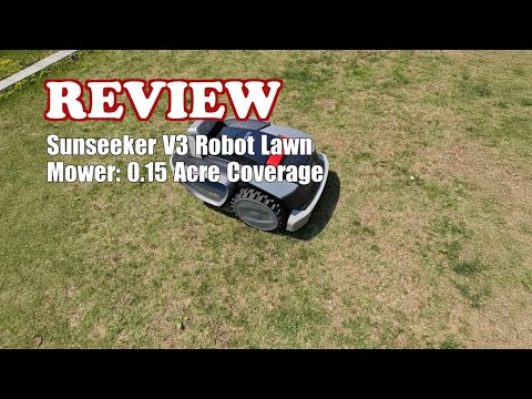 Sunseeker V3 Wireless Robot Lawn Mower - Review 2025
