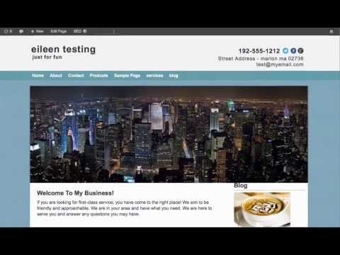 How to Upload a Textured Background Image | SmallBiz Responsive Theme | WordPress