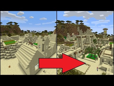 Let's Transform a Minecraft Desert Village!