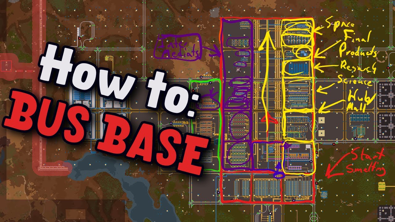 Factorio City Block Design Tips / Bus Base Design