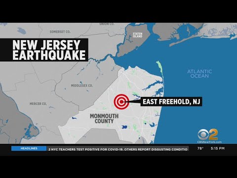 Magnitude 3.1 Earthquake Hits Central New Jersey