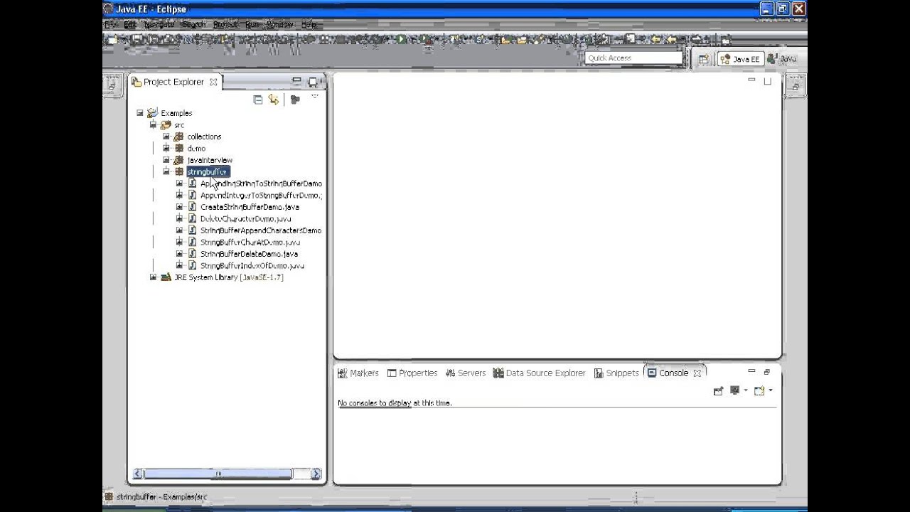 StringBuffer Insert Demo Example