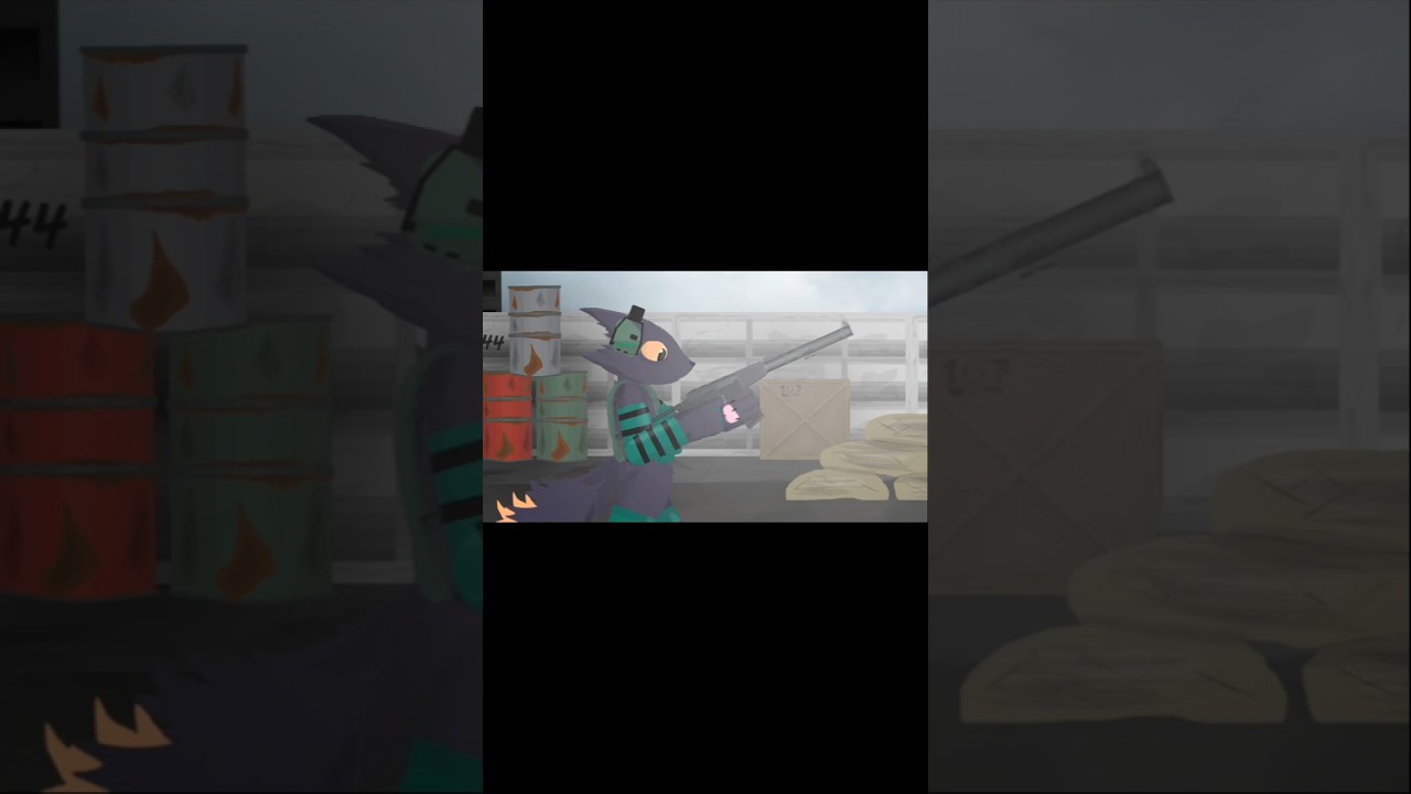 AS VAL #scavprototype #gunsaw #animation #furry