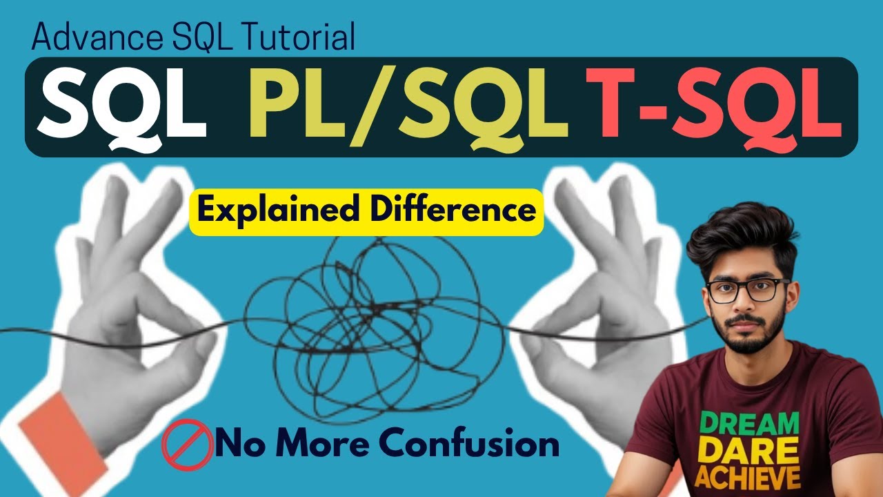 Difference between | SQL vs PL/SQL vs T-SQL | Key Differences Explained with Real Examples