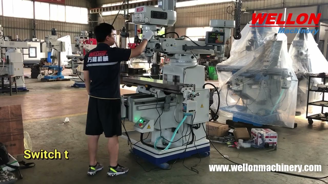 Turret milling machine X6325 with Variable Speed