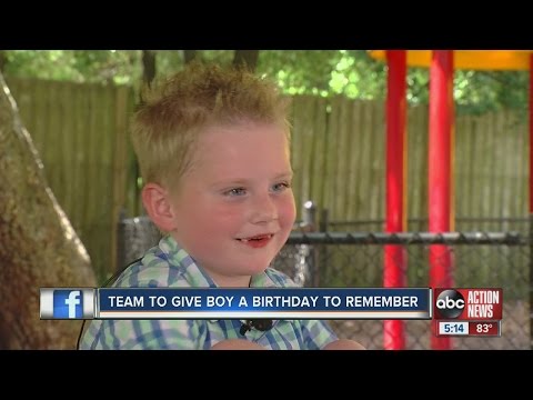 Valrico youngsters to give a 5-year-old boy with cystic fibrosis a birthday to remember