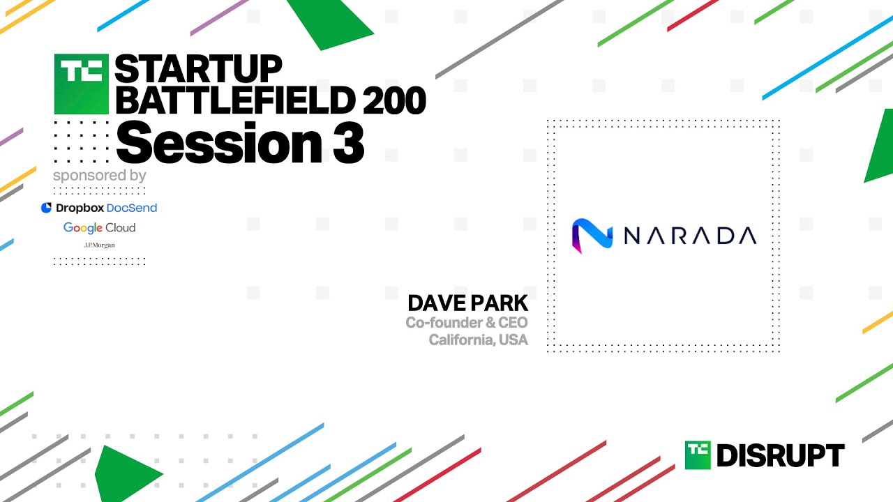 2024 Startup Battlefield Top 20 Finalists: Narada AI | TechCrunch Disrupt 2024