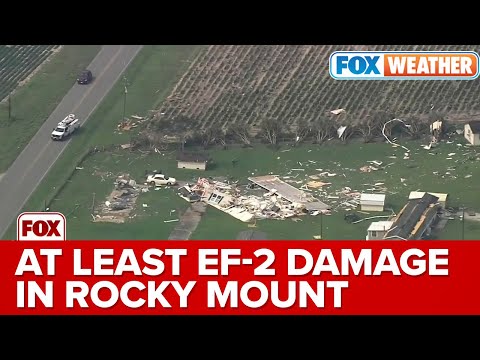 NWS: At Least EF-2 Tornado Tore Through Rocky Mount, North Carolina