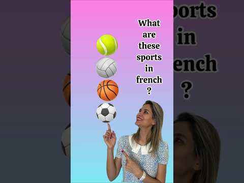 Learn the name sports with ball in French?#short #french