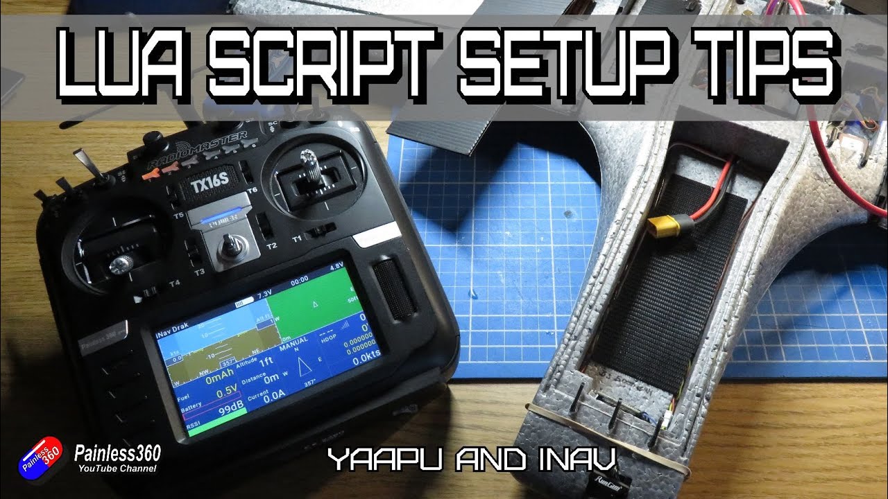 Installing Telemetry LUA scripts onto the RadioMaster TX16s (Yaapu and iNav)