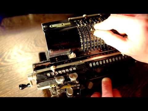 Square root of three on a Vintage Mechanical Calculator: ORIGINAL-ODHNER M602 Mod.5