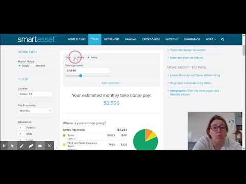 Budget!!! Part 2 - Texas Paycheck Calculator - SmartAsset