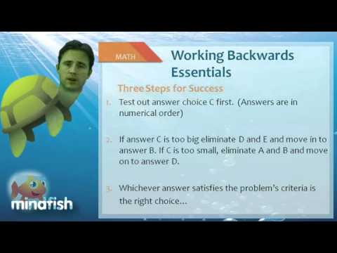 SAT Math Tips, Tricks, and Strategies for Working Backwards Problems