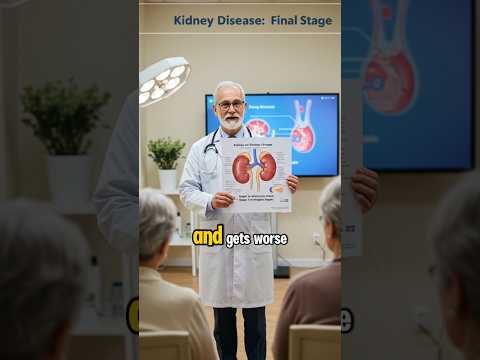 5 Stages of Kidney Failure Seniors Must Recognize #KidneyHealthAfter60 #LongevityTips #Seniorhealth