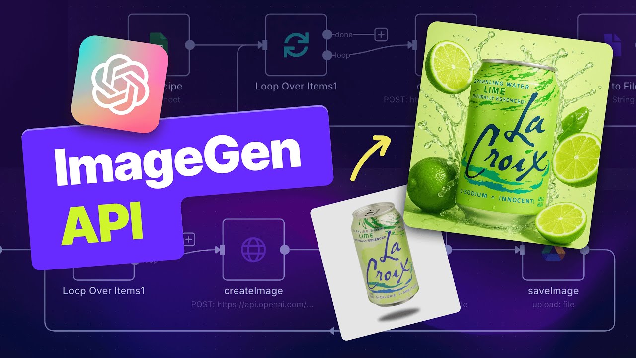 Use OpenAI’s NEW Image Generation API with n8n to create stunning images (Step by Step Tutorial)