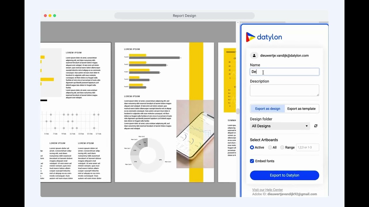 Datylon Report Design Demo