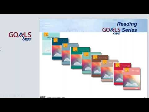 CASAS GOALS Series for ABE ASE Overview and Next Steps